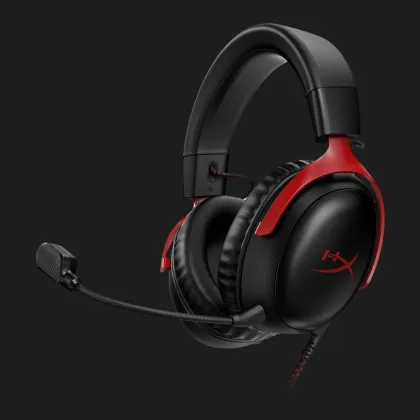 Ігрова гарнітура HyperX Cloud III (Black/Red) (EU) (Уцінка) – уцінка в ...
